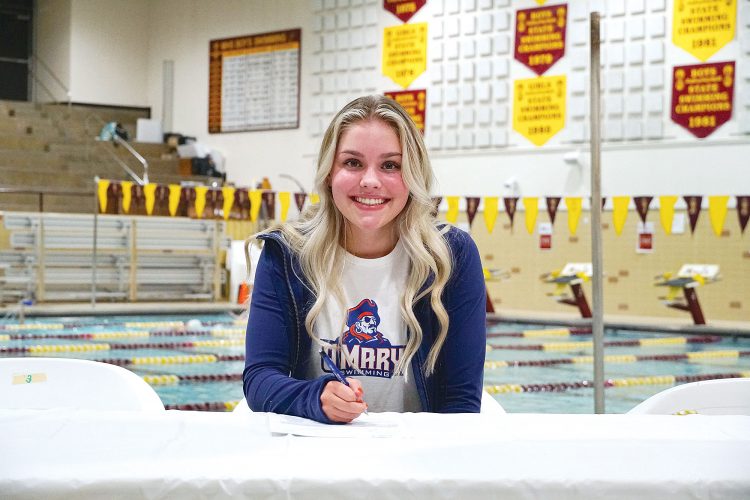 Majettes swimming’s Wolsky commits to Mary | News, Sports, Jobs - Minot ...